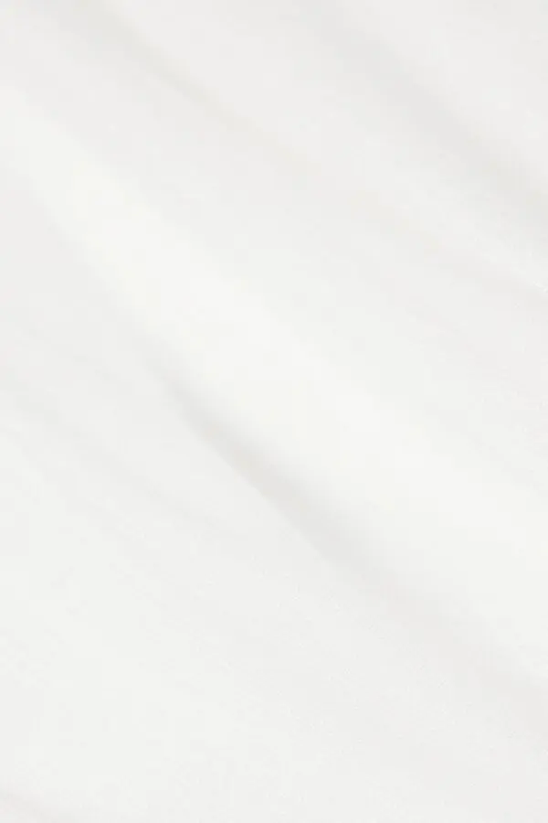 Christopher Esber Off-the-shoulder Gathered Silk-tulle Top - White