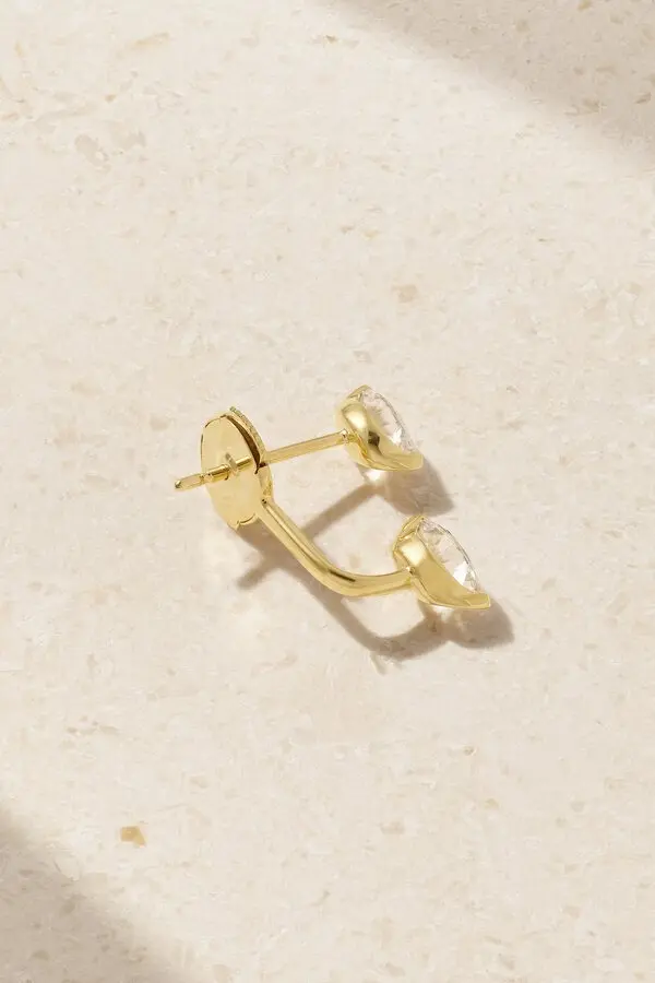 ANITA KO Orbit 18-karat Diamond Single Earring - Gold