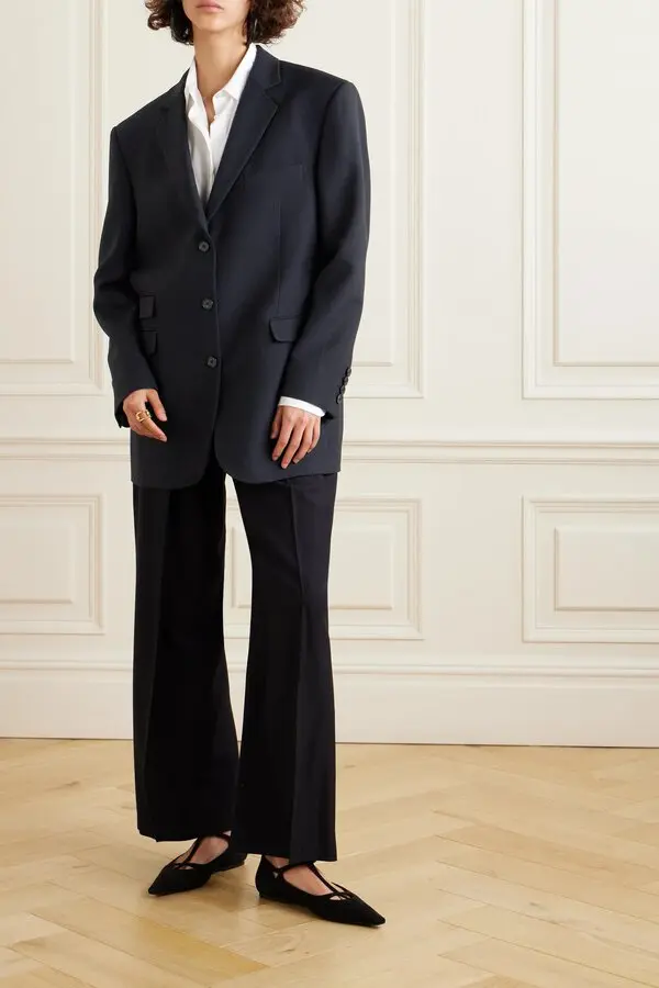 THE ROW Ule Oversized Woven Blazer