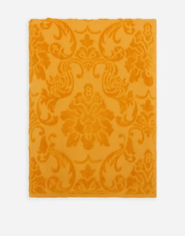 Dolce & Gabbana Beach Towel In Cotton Terry Jacquard