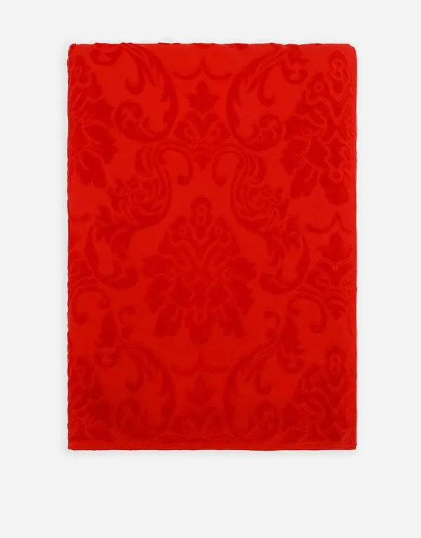 Dolce & Gabbana Beach Towel In Cotton Terry Jacquard