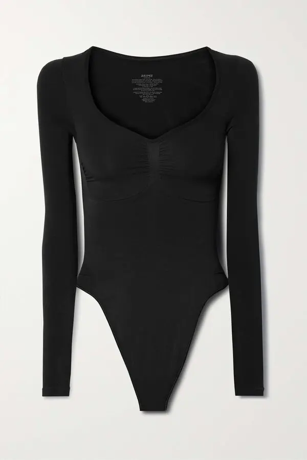 SKIMS Seamless Sculpt Long Sleeve Thong Bodysuit