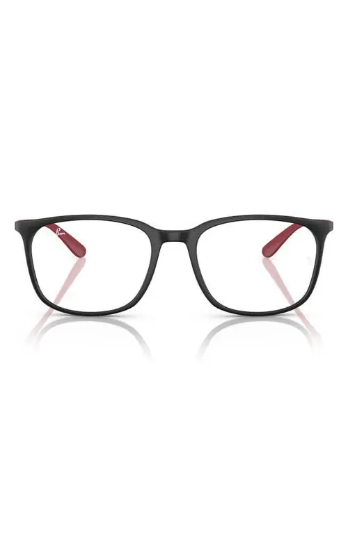 Ray-ban 54mm Square Optical Glasses - Sand Red