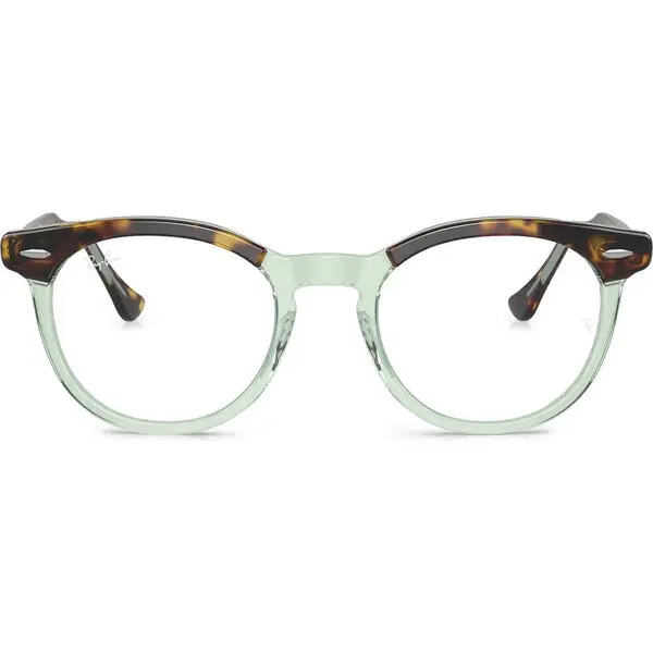 Ray-ban Eagle Eye Square Eyeglasses - Trans Green