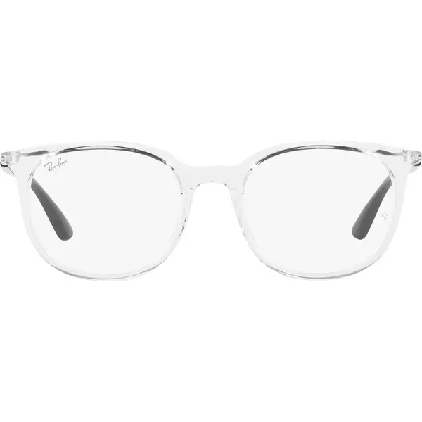 Ray-ban 53mm Square Eyeglasses - Transparent