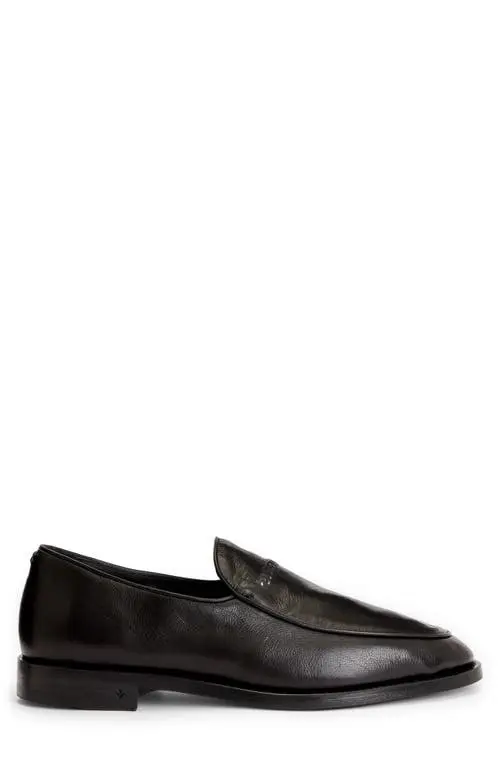John Varvatos Leather Loafer - Black