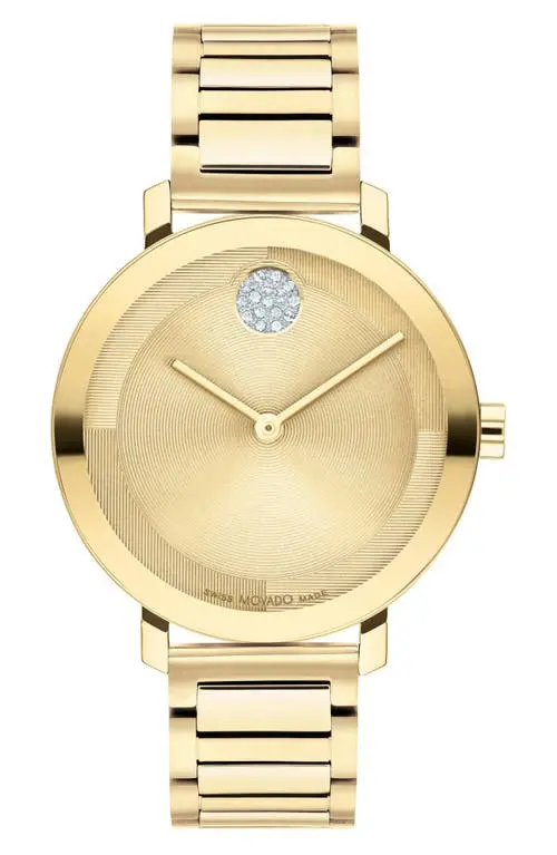 Movado Evolution 2.0 Bracelet Watch - Gold