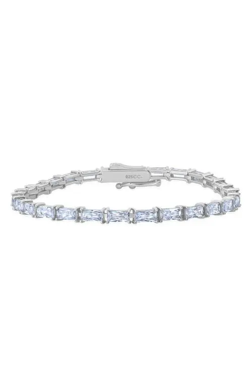 CRISLU Cubic Zirconia Tennis Bracelet - Silver
