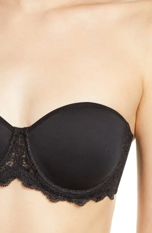 Simone Perele Caresse Strapless Underwire Bra - Black