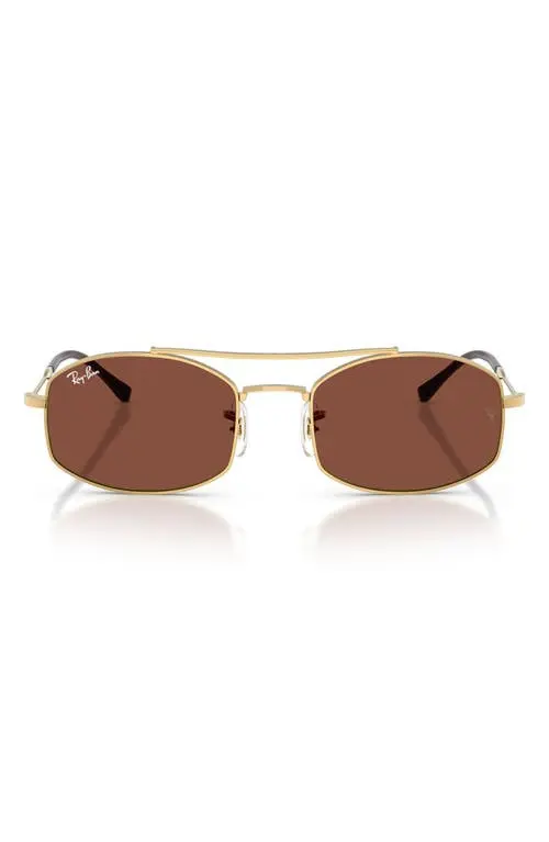 Ray-ban 54mm Oval Sunglasses - Arista/red