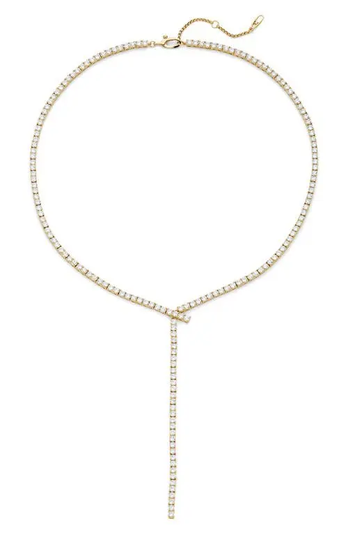 Nadri Cubic Zirconia Tennis Y-necklace - Gold