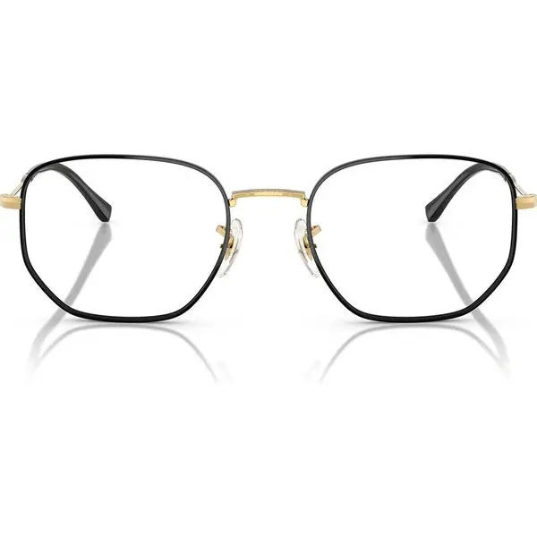 Ray-ban 51mm Optical Glasses - Black Gold