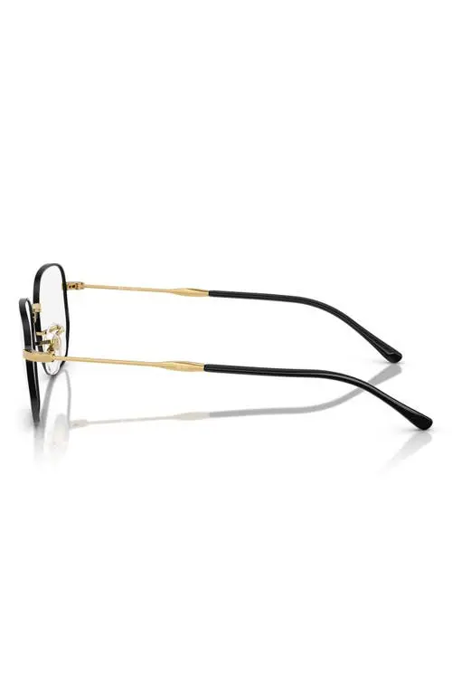 Ray-ban 51mm Optical Glasses - Black Gold