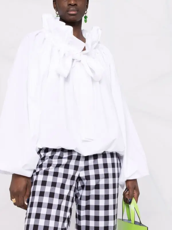 PATOU Ruffled Cotton Blouse