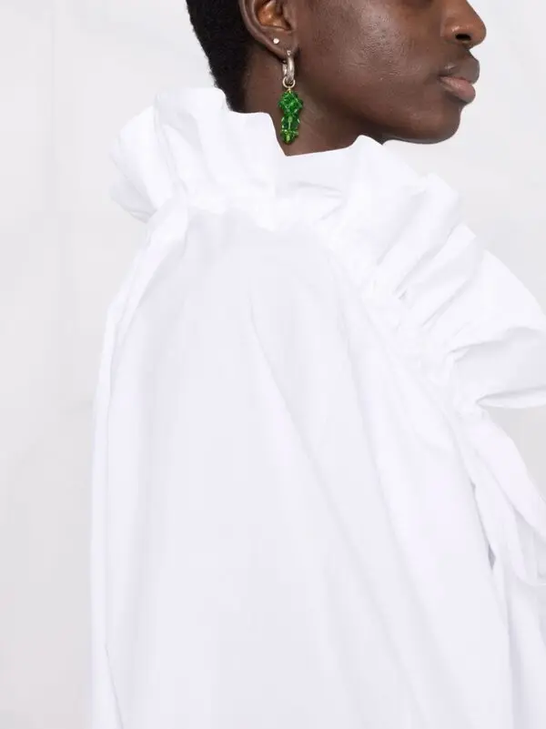PATOU Ruffled Cotton Blouse