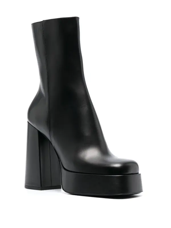 Versace Single Platform 120 Leather Boots