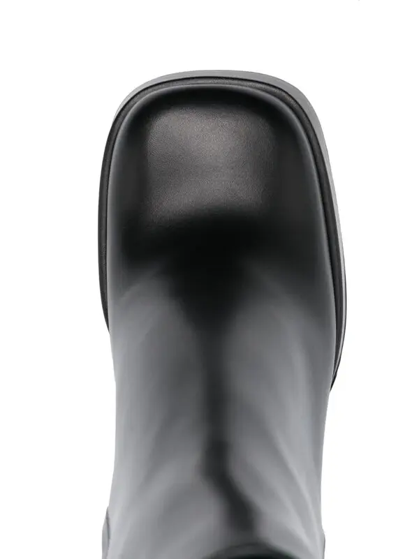 Versace Single Platform 120 Leather Boots