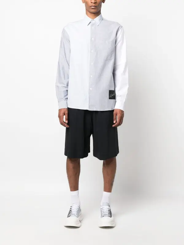 JW Anderson Patchwork-design Cotton Shirt