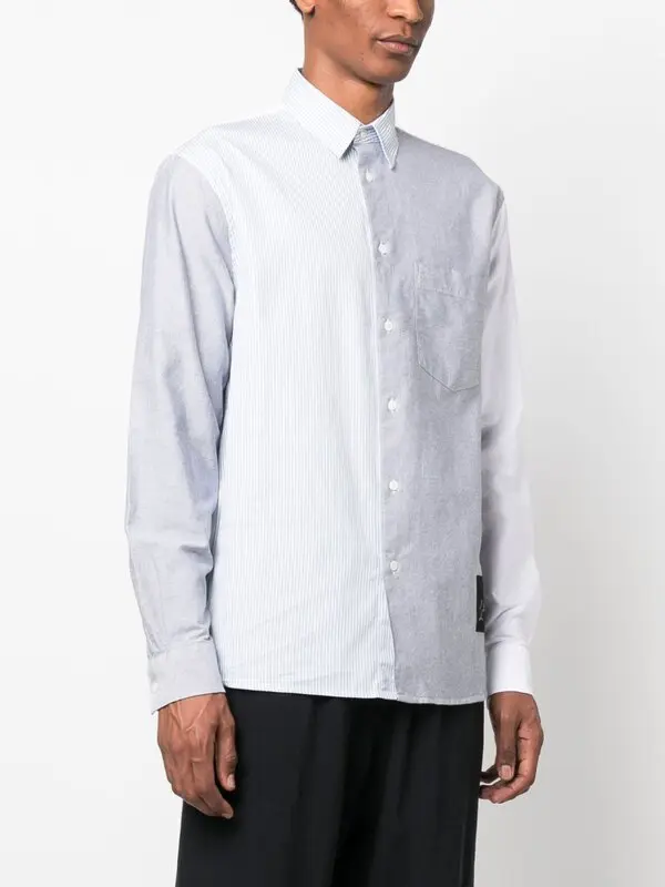 JW Anderson Patchwork-design Cotton Shirt
