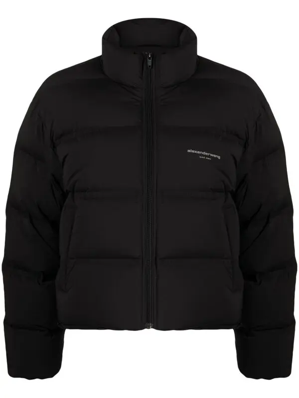 Alexander Wang Logo-print Puffer Jacket