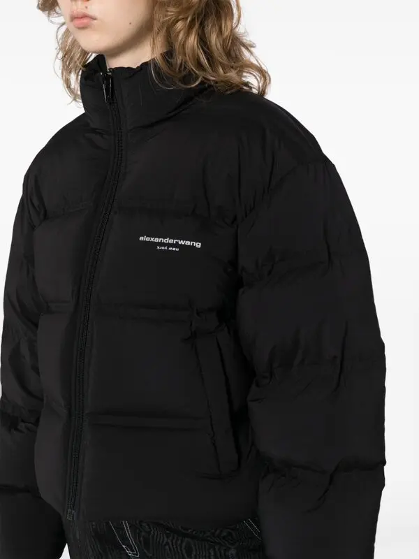 Alexander Wang Logo-print Puffer Jacket