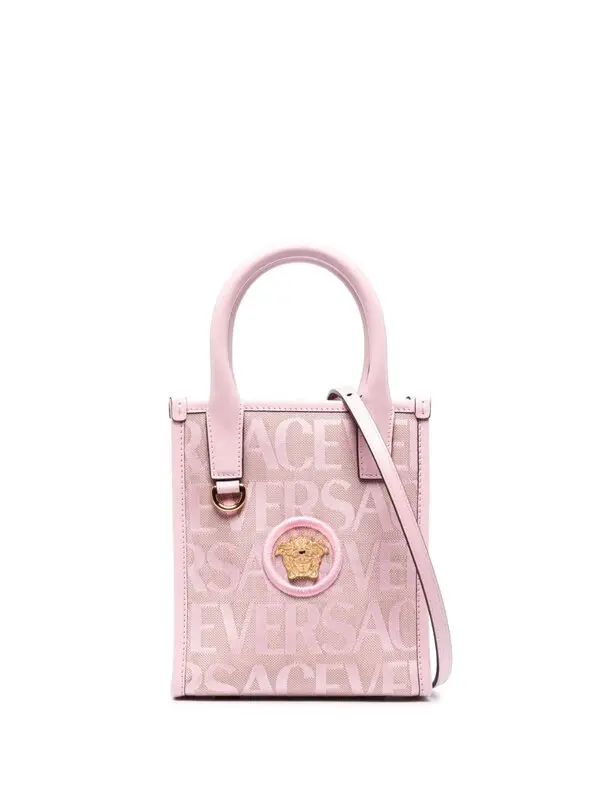 Versace Medusa Head Logo-jacquard Mini Tote Bag