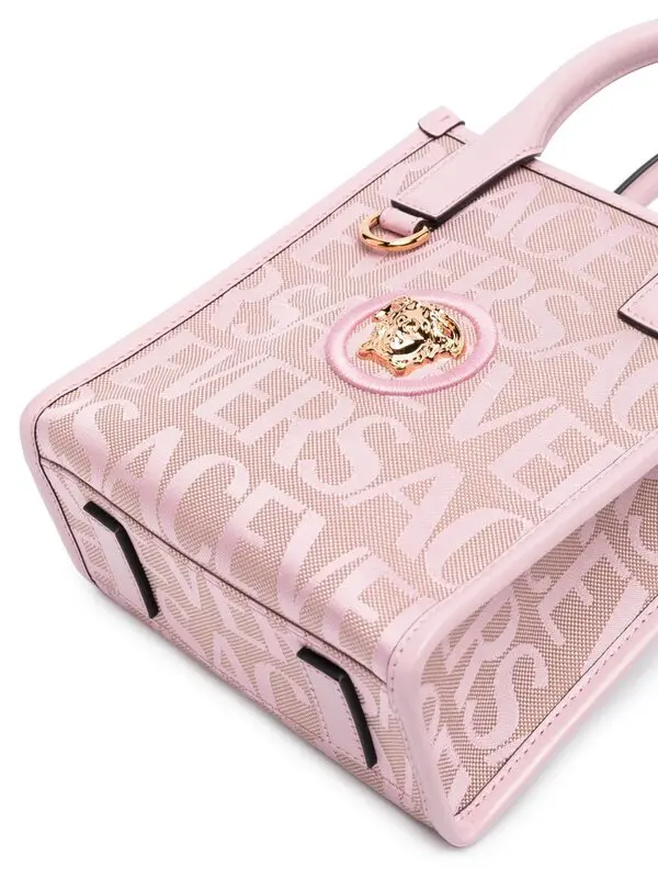 Versace Medusa Head Logo-jacquard Mini Tote Bag
