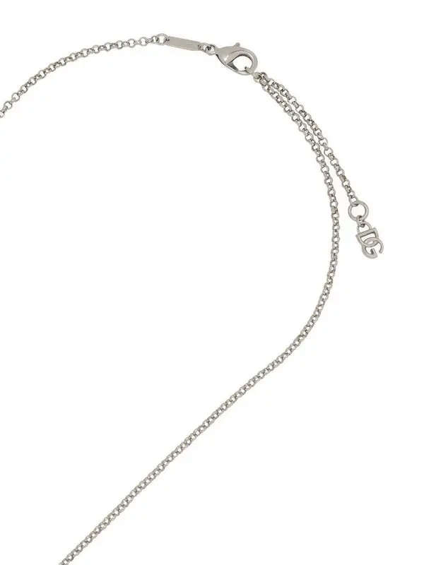 Dolce & Gabbana Tone Dg Crystal Necklace