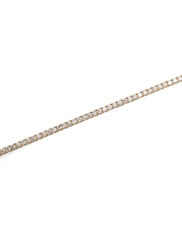 SYDNEY EVAN 14k Yellow Diamond Tennis Necklace