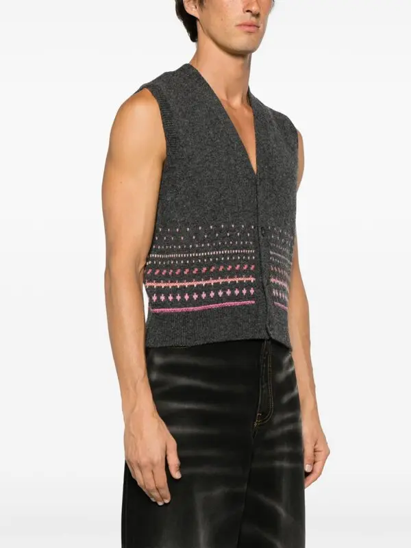 Our Legacy Rugrats Wool Vest - Grey | Editorialist