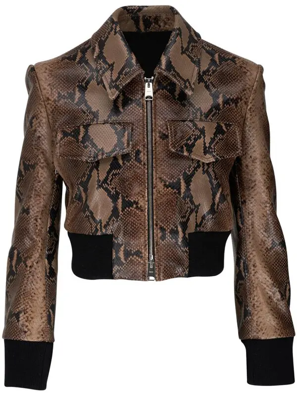 Khaite The Hector Leather Jacket