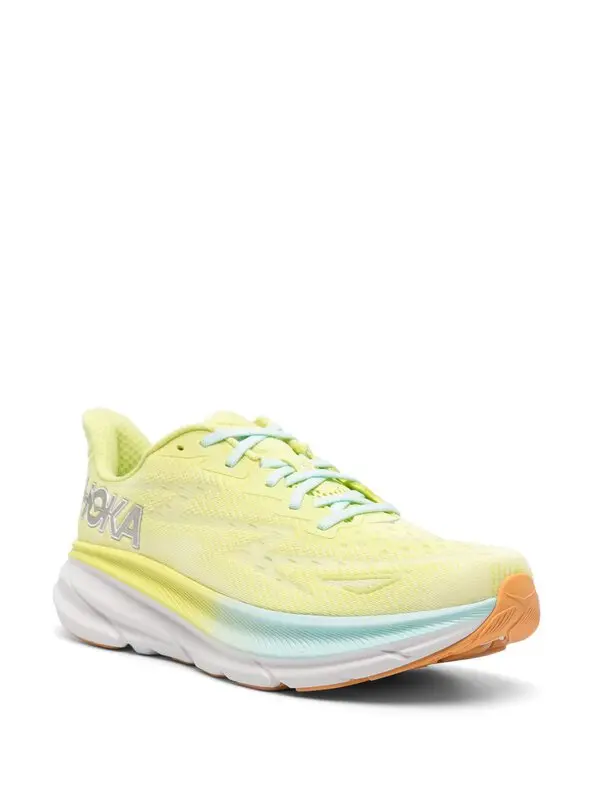 HOKA® Yellow Clifton Running Sneakers