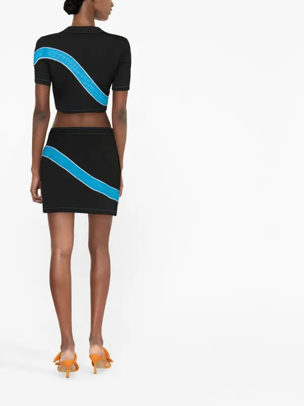 Ahluwalia Priya Graphic Print Skirt