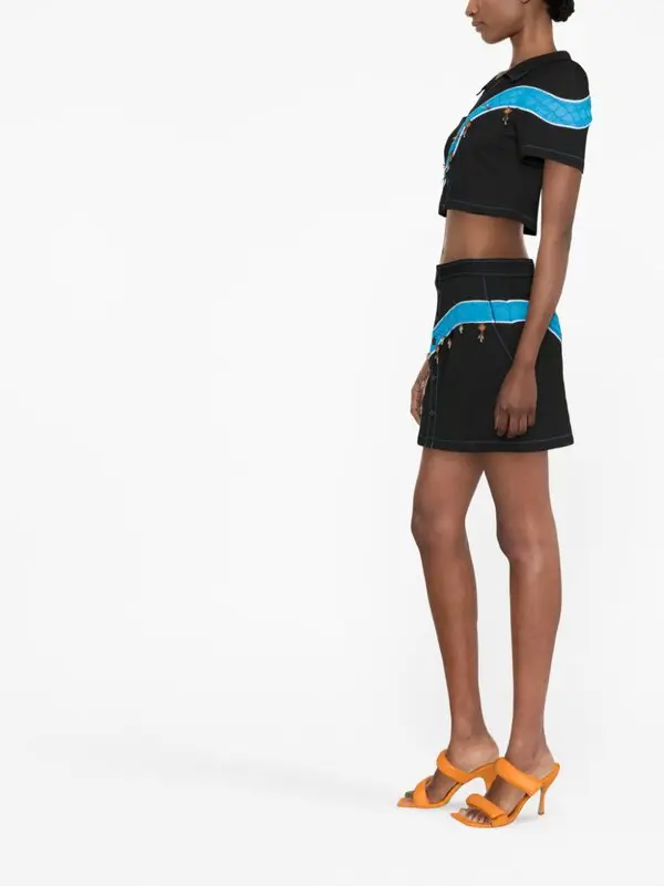 Ahluwalia Priya Graphic Print Skirt