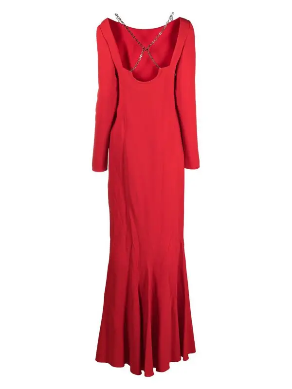 Givenchy Chain-link Detail Maxi Dress