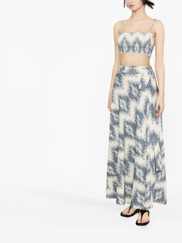 BOTEH Tie Maxi Skirt