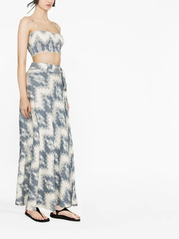 BOTEH Tie Maxi Skirt