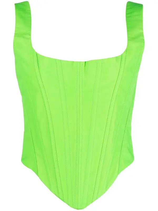 Christopher John Rogers Sleeveless Corset Top