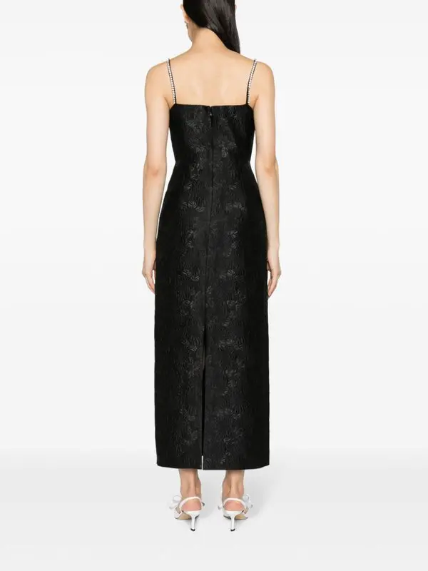 Huishan Zhang Crystal-Embellished Midi Dress In Black - 74% Off |  Editorialist