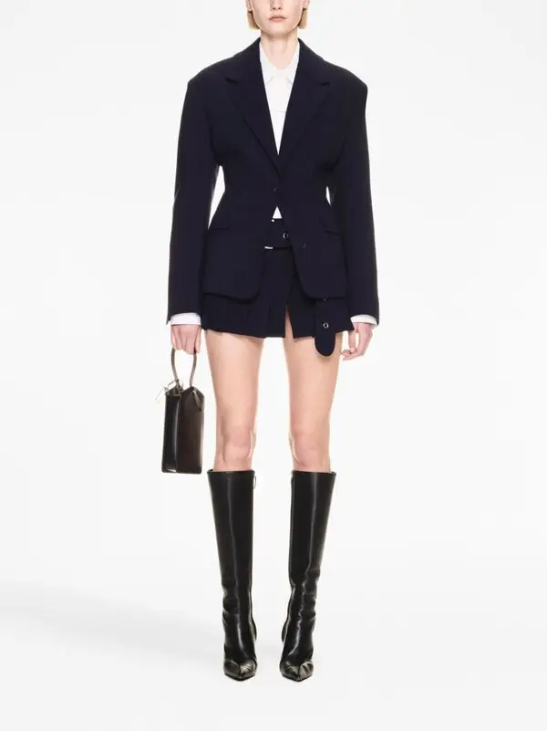 Off-White Single-breasted Wool Blazer