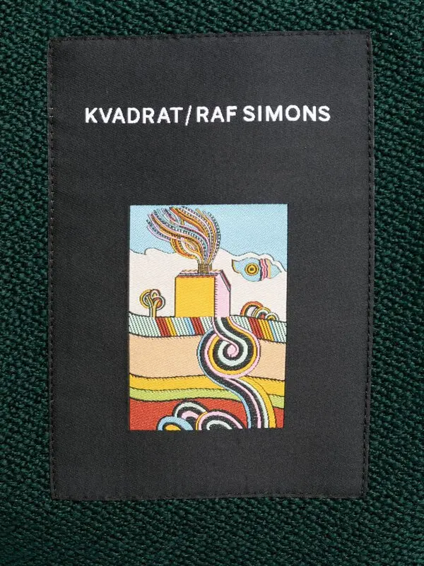Kvadrat X Raf Simons Vidar Large Tote Bag In Green - 30% Off