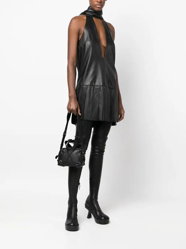 COURREGES Loop Leather Mini Bag