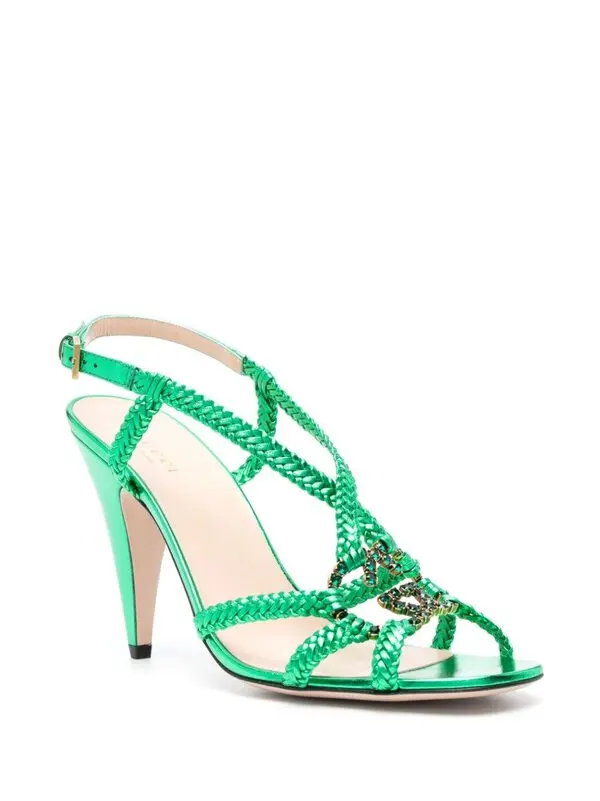 Gucci Gg Crystal-embellished Sandals