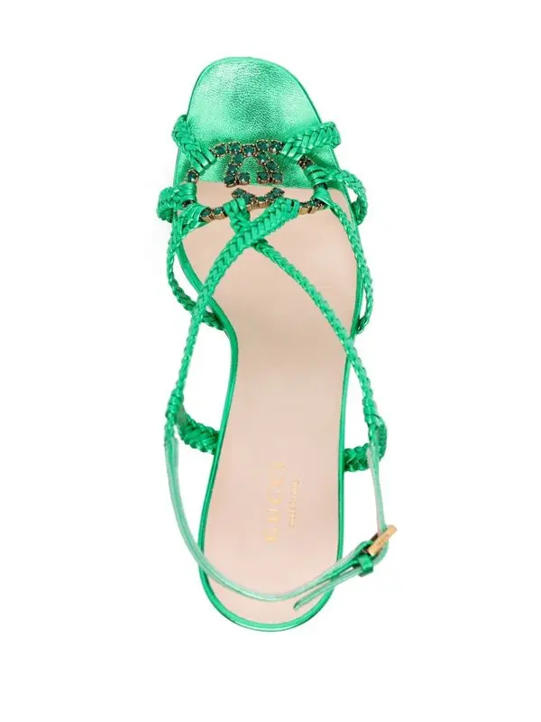 Gucci Gg Crystal-embellished Sandals