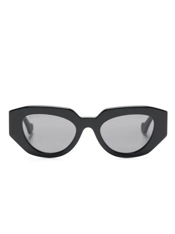 Gucci Gene Oval-frame Sunglasses