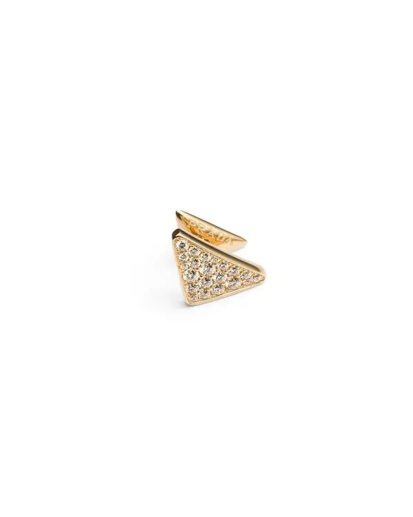 Prada Eternal Gold Diamond Stud Earring - Gold/silver