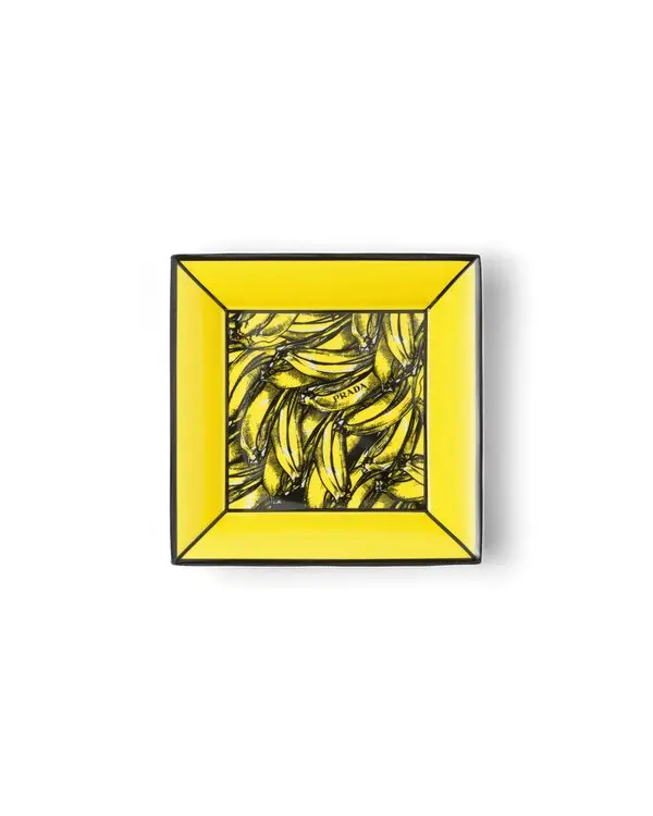 Prada Large Square Porcelain Catchall Tray