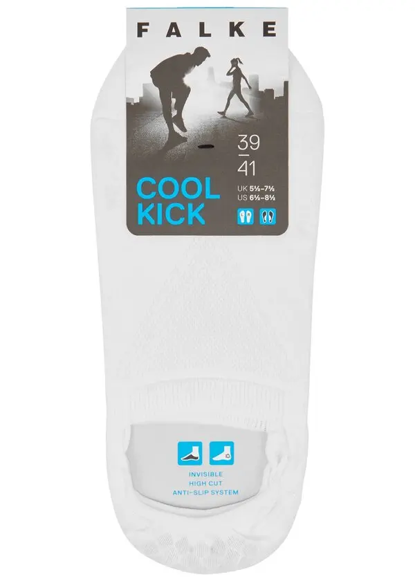 Falke Cool Kick Jersey Trainer Socks - White