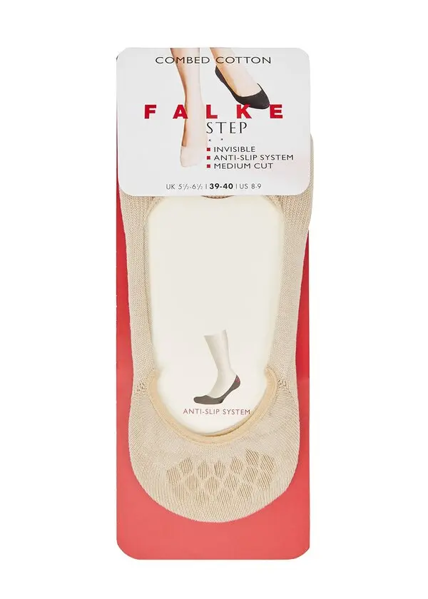 Falke Cotton-blend Trainer Invisible Socks - Cream
