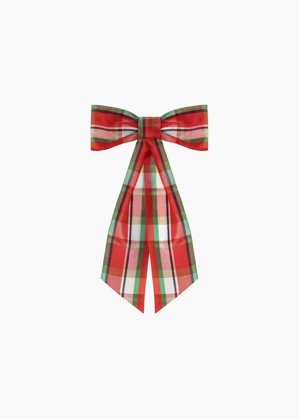 JENNIFER BEHR Bonnie Bow Barrette - Red Multi